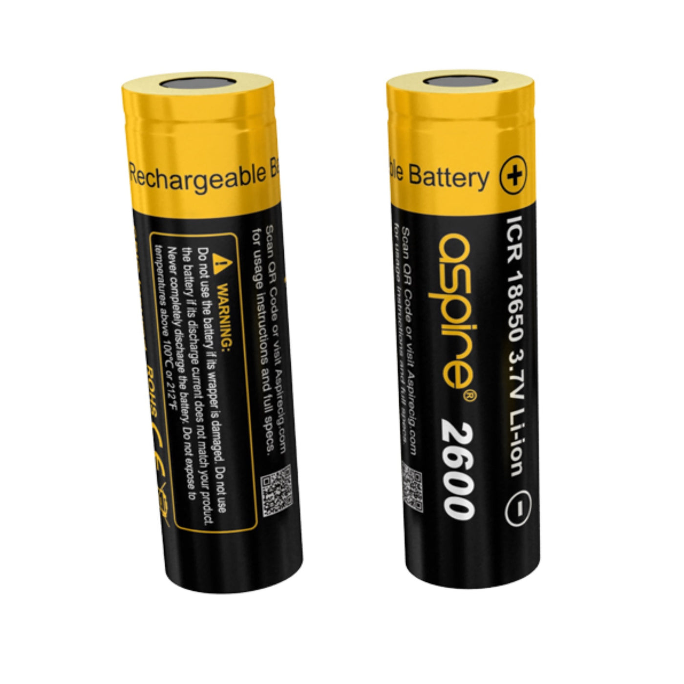 Aspire 18650 20A 2600mah Battery – Motivape